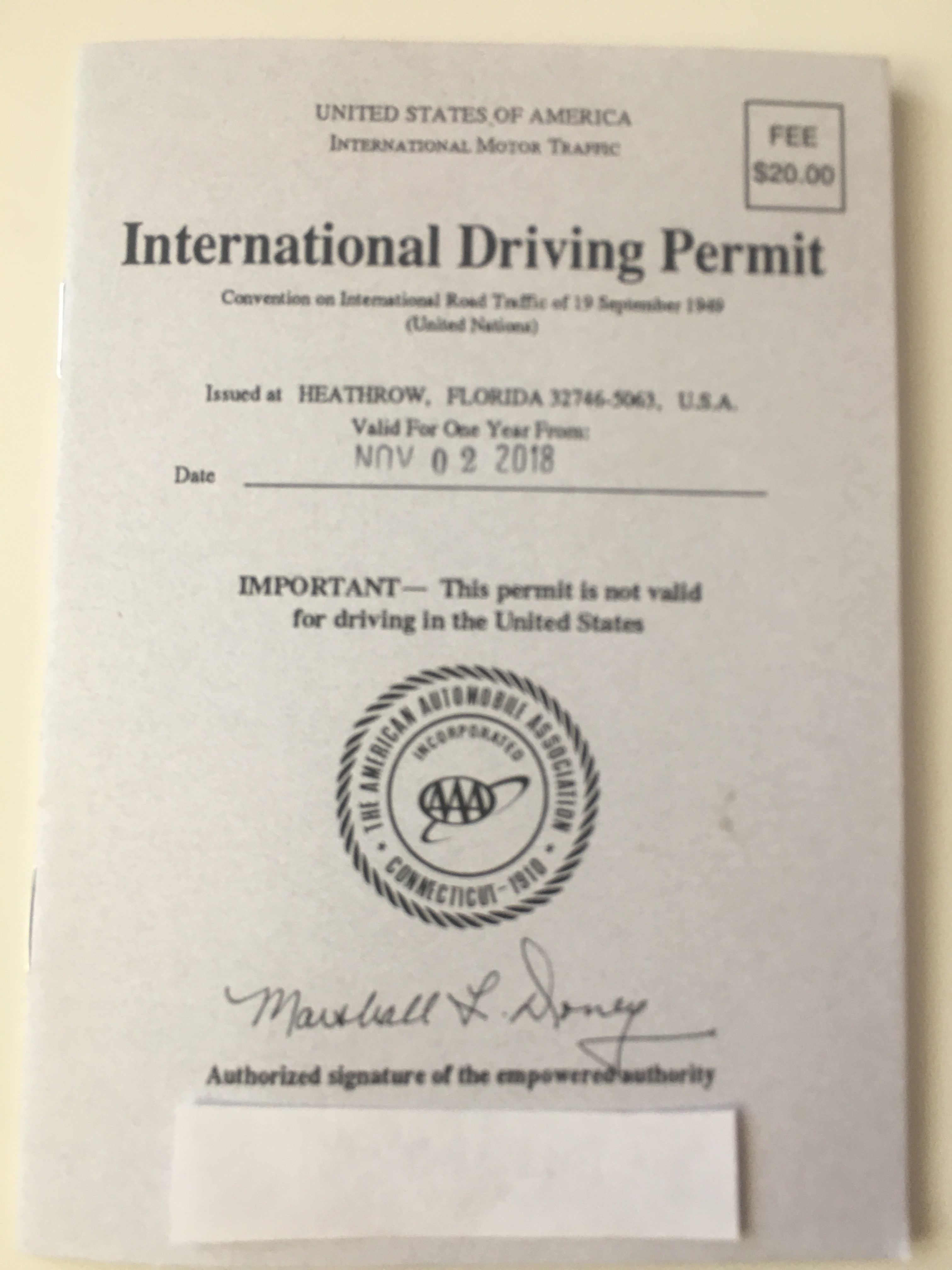 How To Get An International Drivers Permit License – Tatiana's World